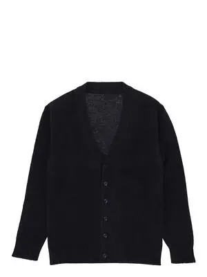FORTELA Wool Cardigan - Dark Blue