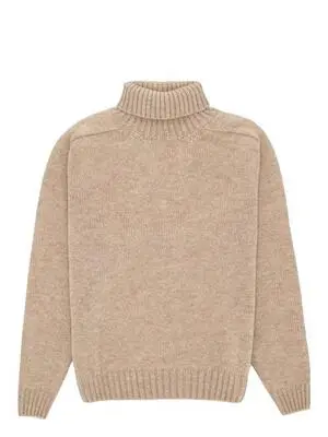 FORTELA High Neck Merino Wool Jumper - Ecru