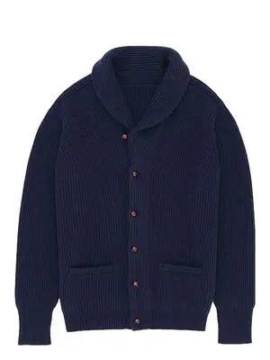 FORTELA Cashmere Cardigan - Dark Blue