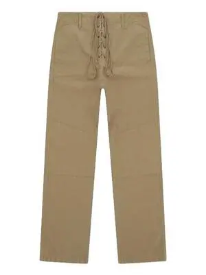 FORTELA Woven Chino Trousers - Beige