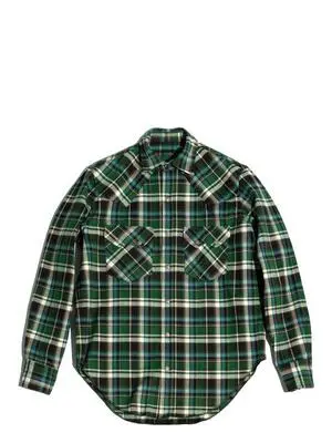 FORTELA Tartan Flannel Shirt - Green