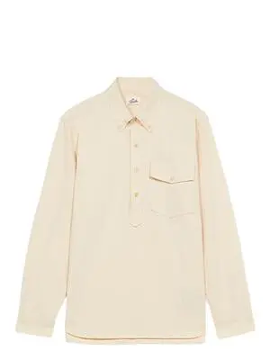 FORTELA Vintage Classic Collar Shirt - Ecru