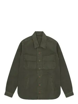FORTELA Cotton Overshirt - Green