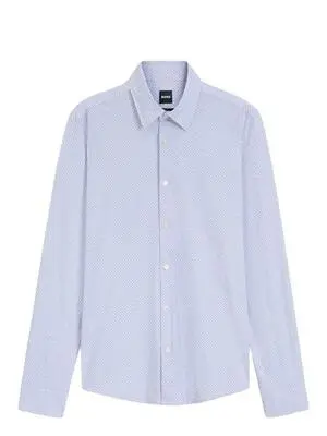 BOSS P-roan-kent Button-up Shirt - Light Pastel/purple