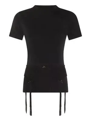 BALENCIAGA Lace-Trimmed T-Shirt