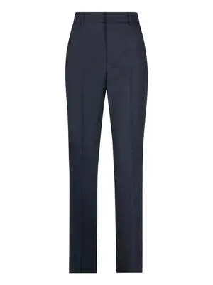 Gucci Pressed Crease Trousers - Blue