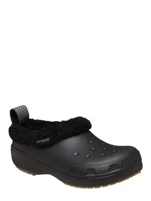 CROCS Classic Fleece Lined Shorty Clog - Black