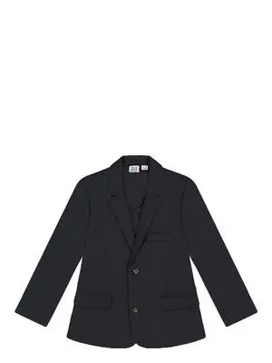 DEUX PAR DEUX Two-button Tailored Cut Blazer - Black