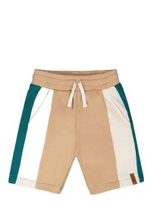 DEUX PAR DEUX Sporty French Terry Shorts - Beige