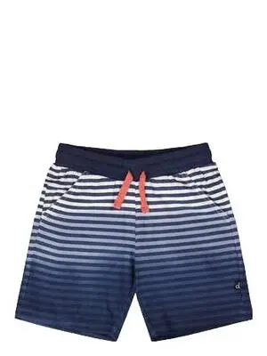 DEUX PAR DEUX Striped Organic Cotton Shorts