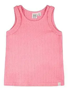 DEUX PAR DEUX Sleeveless Rib Tank Top - Pink
