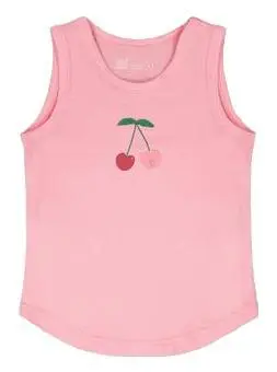 DEUX PAR DEUX Organic Cotton Jersey Sleeveless Tank Top - Pink