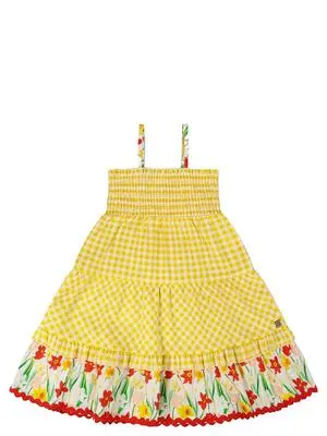 DEUX PAR DEUX Gingham Sleeveless Sundress - Yellow Gingham