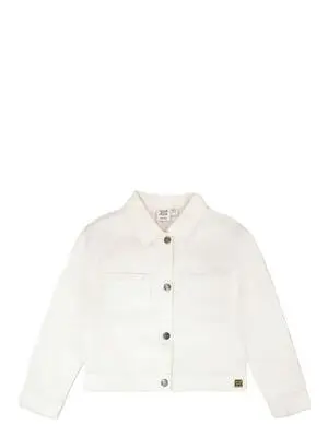 DEUX PAR DEUX Embroidered Denim Jacket - White