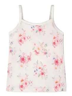 DEUX PAR DEUX Floral Print Tank Underwear - Pink Printed Flowers