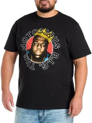 TRUE NATION BY DXL Big & Tall The Notorious Big Graphic Tee - Black