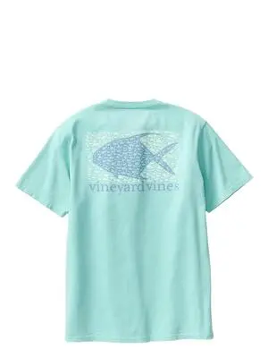 Vineyard Vines Big & Tall Tarpon Whale T-shirt - Aqua Haze