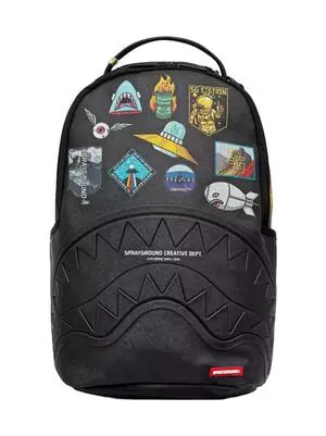 SPRAYGROUND Patches-print Backpack - Black