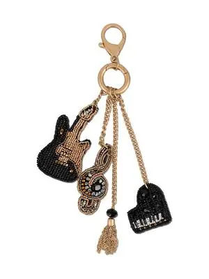MARY FRANCES ACCESSORIES Sound Wave Charm - Black