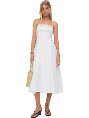 REFORMATION Pomona Linen Dress - Ivory