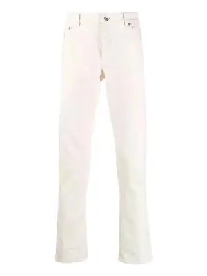 Brunello Cucinelli Straight-leg High-rise Jeans - Neutrals