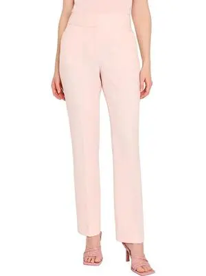 TAHARI ASL Bell Bottom Trousers - Tea Rose