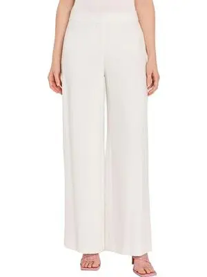 TAHARI ASL Wide Leg Trousers - Ivory