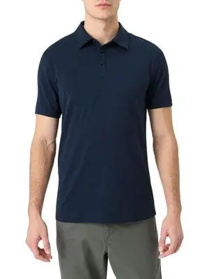 PACT Luxe Essential Slim Polo Made With Organic Cotton Navy