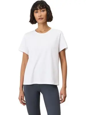 PACT Luxe Essential Organic Cotton Crewneck T-shirt - White
