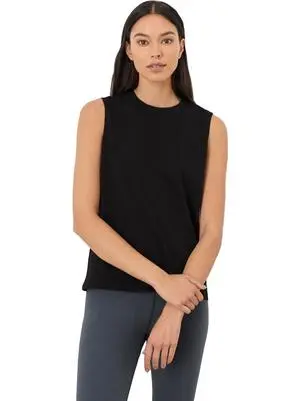 PACT Organic Cotton Soft-slub Essential Tank - Black