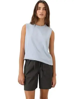 PACT Organic Cotton Soft-slub Essential Tank - Oxford Blue