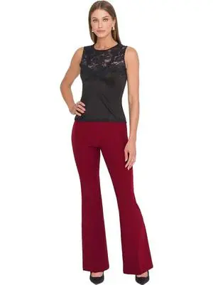 Generation Love Elise Crepe Pants - Crimson