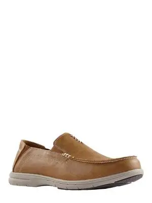 KINGSIZE Slip-on Mock Loafer With Kick-down Heel - Brown