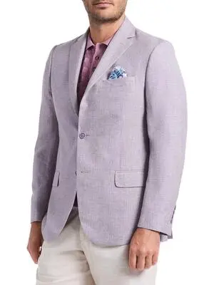 Robert Graham Salford Contemporary Fit Plaid Sport Coat - Light Purple