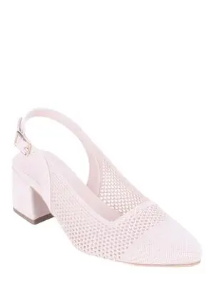 Tahari Slingback Cap-toe Pumps - Natural