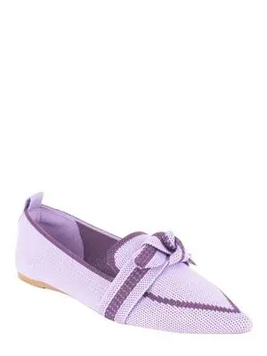 Tahari Florentia Pointed Toe Loafer - Lavender
