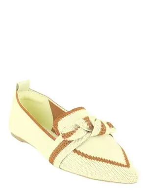 Tahari Florentia Pointed Toe Loafer - Yellow