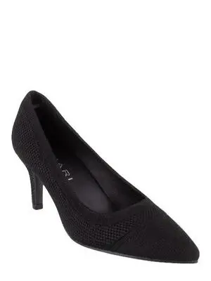 Tahari Pointed Cap Toe Pump - Black