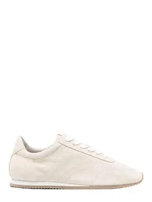 TOTEME Leather Sneakers - Beige