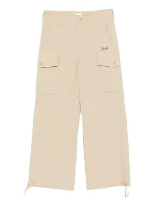 PAROSH Nylon And Cotton Trousers - Beige