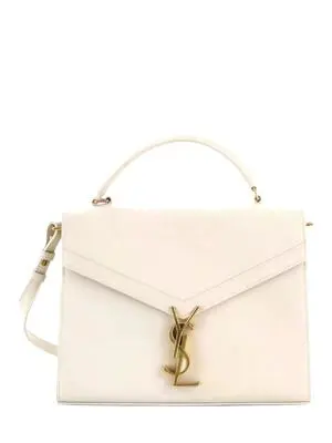 Saint Laurent Cassandra Top Handle Satchel - White
