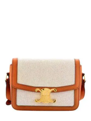Celine Triomphe Teen Crossbody Bag - Brown