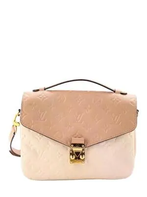 LOUIS VUITTON Pochette Metis Monogram Empreinte Leather Crossbody Bag - Neutrals