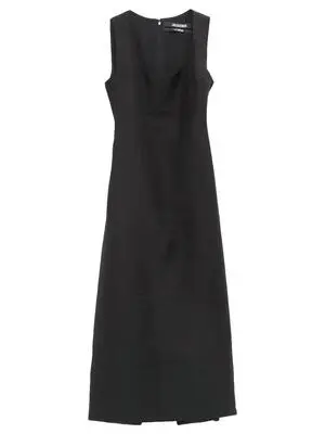 Jacquemus Square-neck Midi Dress - Black