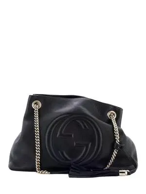 GUCCI Soho Chain Strap Leather Shoulder Bag