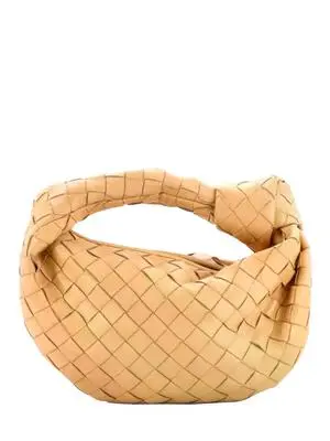 Bottega Veneta Jodie Intrecciato Nappa Mini Hobo Bag - Neutrals