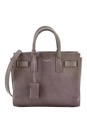 Saint Laurent Sac De Jour Nm Nano Tote Bag - Grey