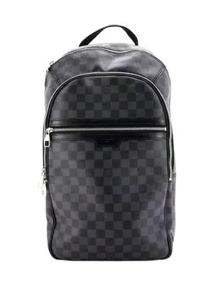 LOUIS VUITTON Michael Damier Graphite Backpack - Black