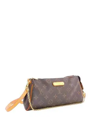 LOUIS VUITTON Eva Handbag Monogram Canvas - Brown