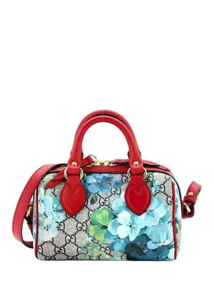 Gucci Convertible Boston Bag Blooms Print Gg Coated Canvas Nano Shoulder Bag - Multicolour
